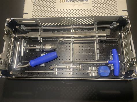 Used Synthes 01 037 000 Tfna Proximal Femoral Nailing Instrument Set O