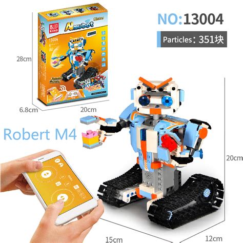 Mould King 13004 Bister Remote Control Robot Building Blocks Toy Set