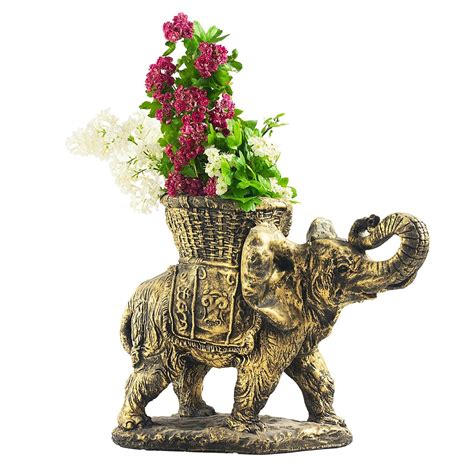 OZDOBA GIPSOWA OGRODOWA SŁOŃ DONICZKA FIGURKA 25CM decortrend Sklep EMPIK