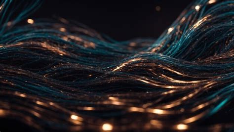 Premium Ai Image A Festive Closeup Of Twinkling String Lights