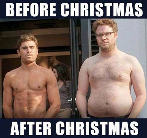 Funny Before And After Christmas Appearance