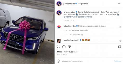 Santiago Matias Sorprende A Su Madre Y Le Regala Jeepeta De Lujosa Alta