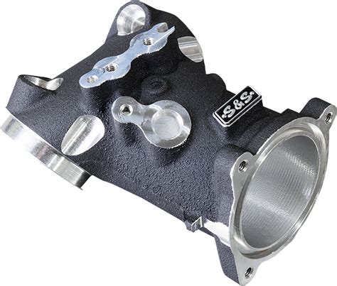 Cnc Ported Intake Manifold M8 55 Mm Black Millerbuilt Cycles