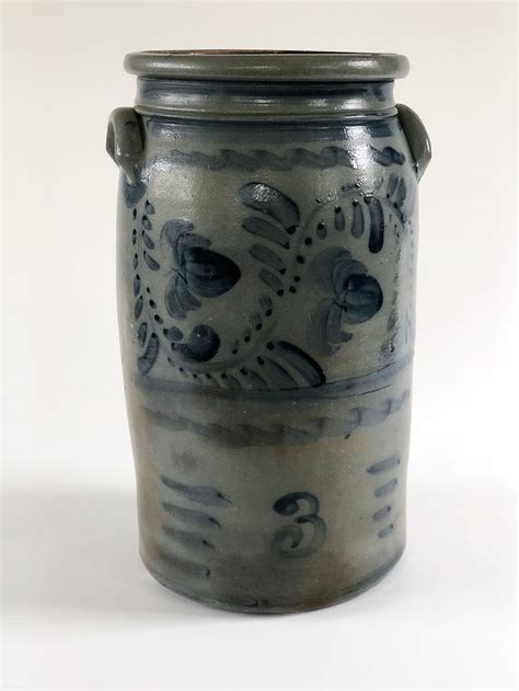 William Leet Hamilton 3 Gallon Churn