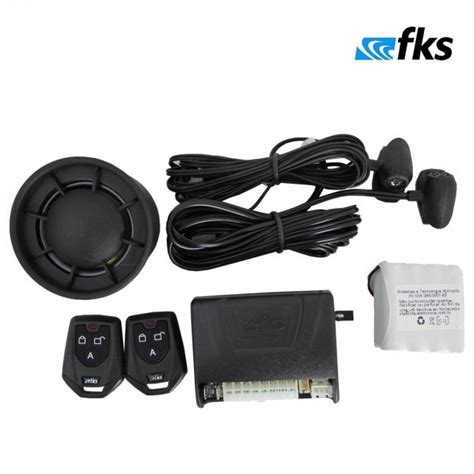 Alarme Automotivo Universal FKS FK902 12 24 Volts Bateria Backup
