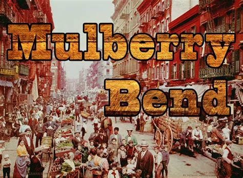 Mulberry Bend New Yorks Original Back Alley Infamous New York