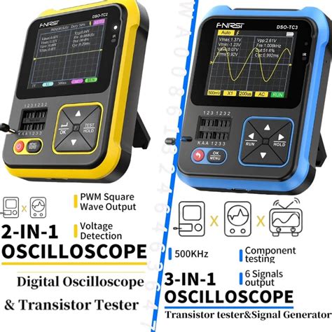 휴대용 오실로스코프 트랜지스터 감지기 디지털 오실로스코프 Lcr 미터 저항 미터 커패시턴스 미터 23 In 1 Aliexpress