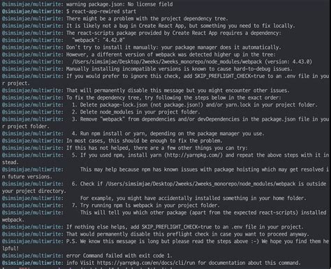 Monorepo의 Hoist관련 이슈 The React Scripts Package Provided By Create