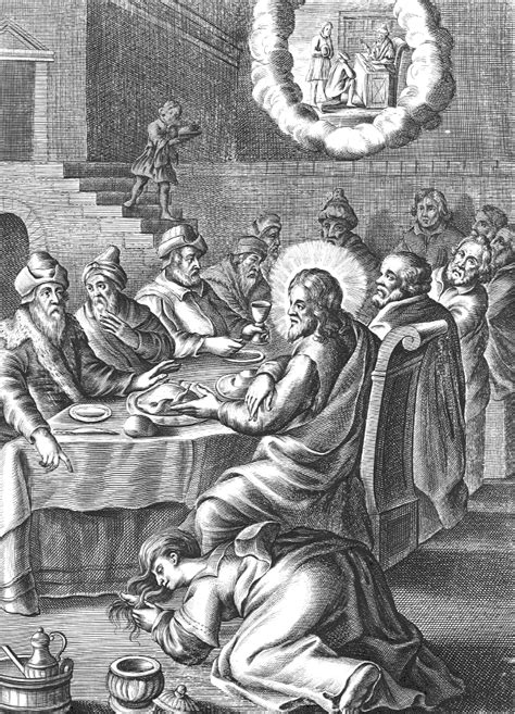 22 Simons Feast Mary Anoints Christs Feet Free Stock Illustrations