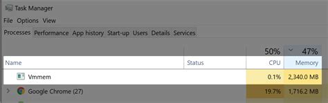 Vmmem High Memory Usage Developer Docs