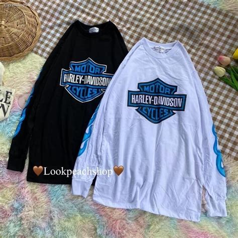 จัดส่งเฉพาะจุด จัดส่งในกรุงเทพฯเสื้อวินเทจคอกลมแขนยาว ใส่ได้ทั้งชายและหญิง Z3zze9shop5 Thaipick