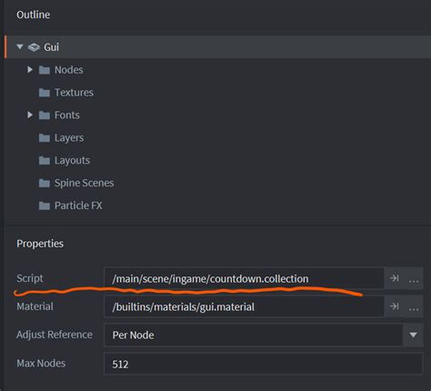 【defold】「cycle Detected On Node Type Llectioncollectionnode