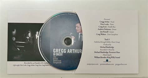 In Concert The Great American Songbook Gregg Arthur