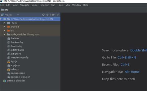 react native开发之——webstorm快捷开发 pgzxc