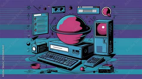 Old Computer Aesthetics Steam Style Pc Elements User Interface UI Planet Dialogue Window