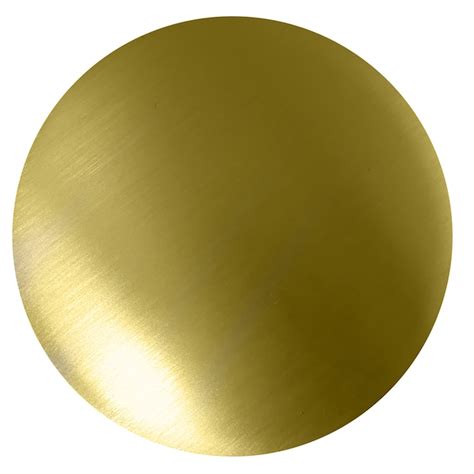 Mng Hardware Soho 1 18 In Matte Brushed Brass Round Transitional