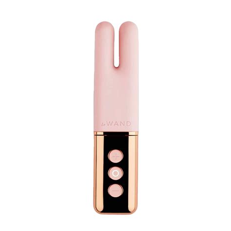 Deux Silicone Rechargeable Dual Vibrator Rose Gold Teme