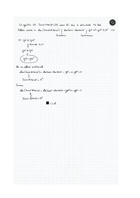 SOLUTION Proofs Theorems Of Linear Algebra Studypool