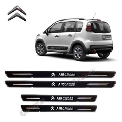 Soleira De Porta Platinum Citroen Air Cross Preto Shopee Brasil