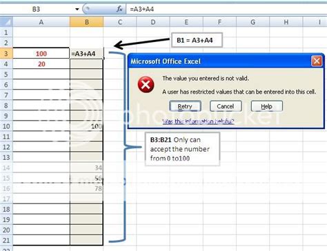 Gokhiel Weblog Microsoft Excel How To Take Limit Value To The Cell