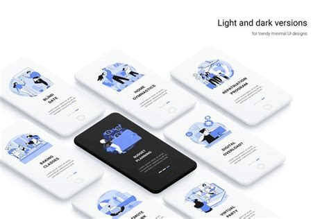 50 Lifestyle Ui Illustrations Vol2