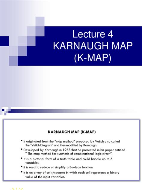 K Map Pdf