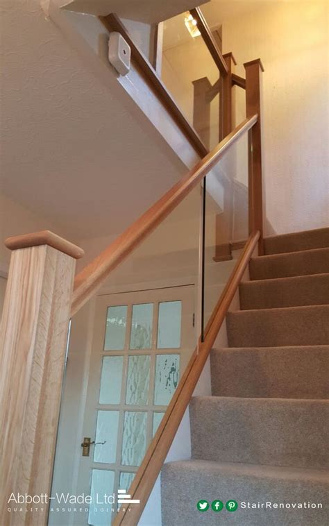 Oak Staircase Renovation Incorporating Embedded Glass Balustrade