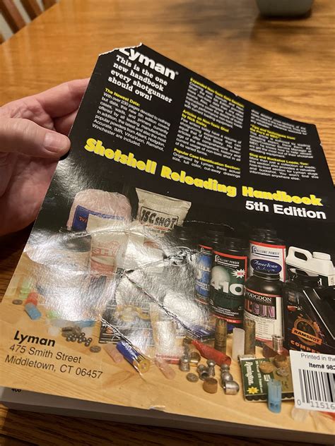 Lyman Shotshell Handbook 5th Edition One Size Swiftsly