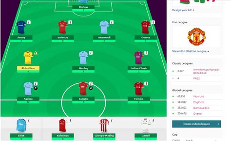 Fpl Gameweek 18 The Alternate Fantasy Football Geek Teams