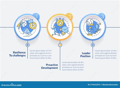 Advantages Of Company Workflow Growth Graphics Line Infographic Design Template Vector