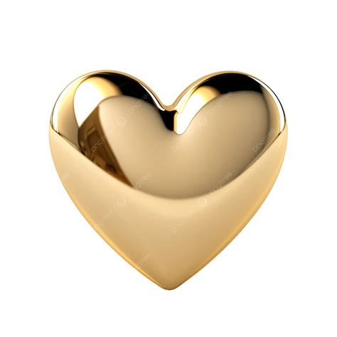 골드 하트 3d 골드 하트 3d 행복하다 Png 일러스트 및 이미지 에 대한 무료 다운로드 Pngtree