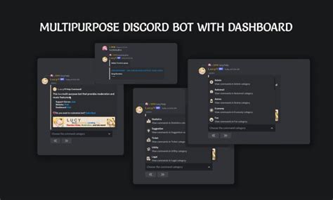make discord bot multipurpose with dashboard by romanromannya fiverr