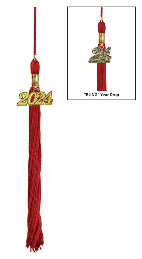 Shiny Red High School Cap And Gown Gradshop