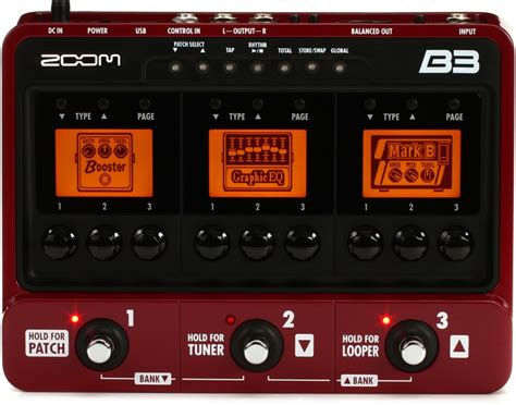 Zoom B3 Bass Multi Effects | Sweetwater