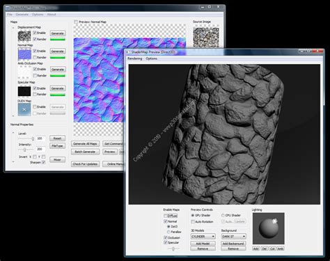 دانلود ShaderMap Pro تولید نگاشت های نرمال از تکسچر یا مدل های سه بعدی