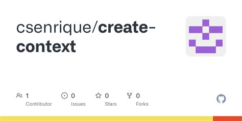 Github Csenriquecreate Context