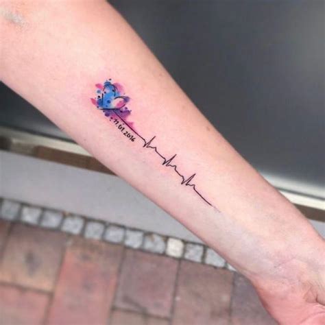 Pulse Line Tattoo