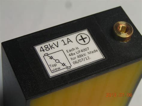 High Voltage Diode Stack