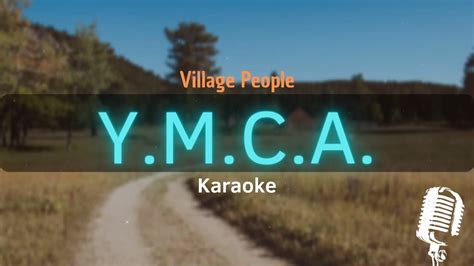 Y M C A Village People Karaoke With Lyrics Youtube