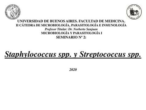Staphylococcus Spp Y Streptococcus Spp Celeste Codutti Udocz