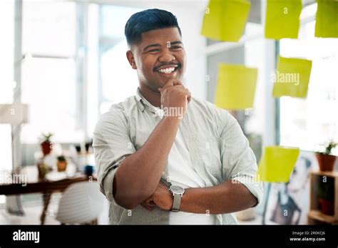 Never Let Go Of A Winning Idea A Young Businessman Having A