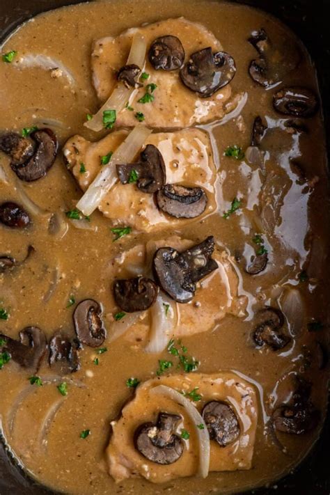 Crock Pot Smothered Pork Chops Slow Cooker Meals
