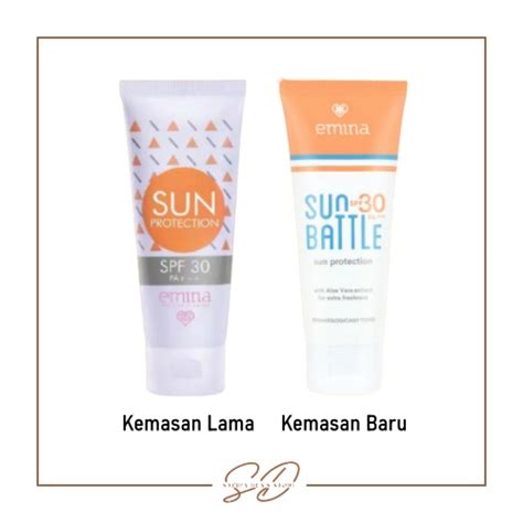 Jual Emina Sun Battle Sun Protection Spf 30 Pa 23 Ml Fun Size Travel