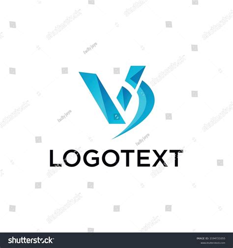 Logo Textv Icon Vector Image Stock Vector Royalty Free Shutterstock