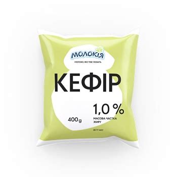 Кефир 400 г Молокия 1% 125871 | каталог БИОКС
