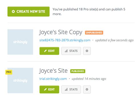 Clone Copy Site Strikingly Help Center