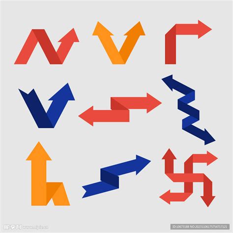 手绘方向标志符号设计图 广告设计 广告设计 设计图库 昵图网
