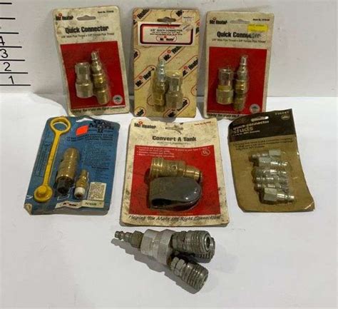 Hardware Quick Connector Fittings Gas Coupling Adapter Kit Etc Hash Auctions
