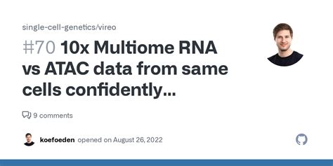10x Multiome Rna Vs Atac Data From Same Cells Confidently Disagrees On Donor Identities · Issue