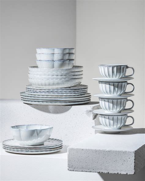 Full Set 28 Pieces Inku Tableware By Sergio Herman White Serax